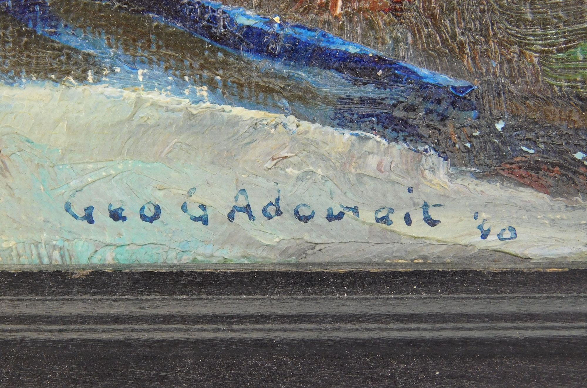 George Gustav Adomeit | Coastal Scene (1940) | MutualArt