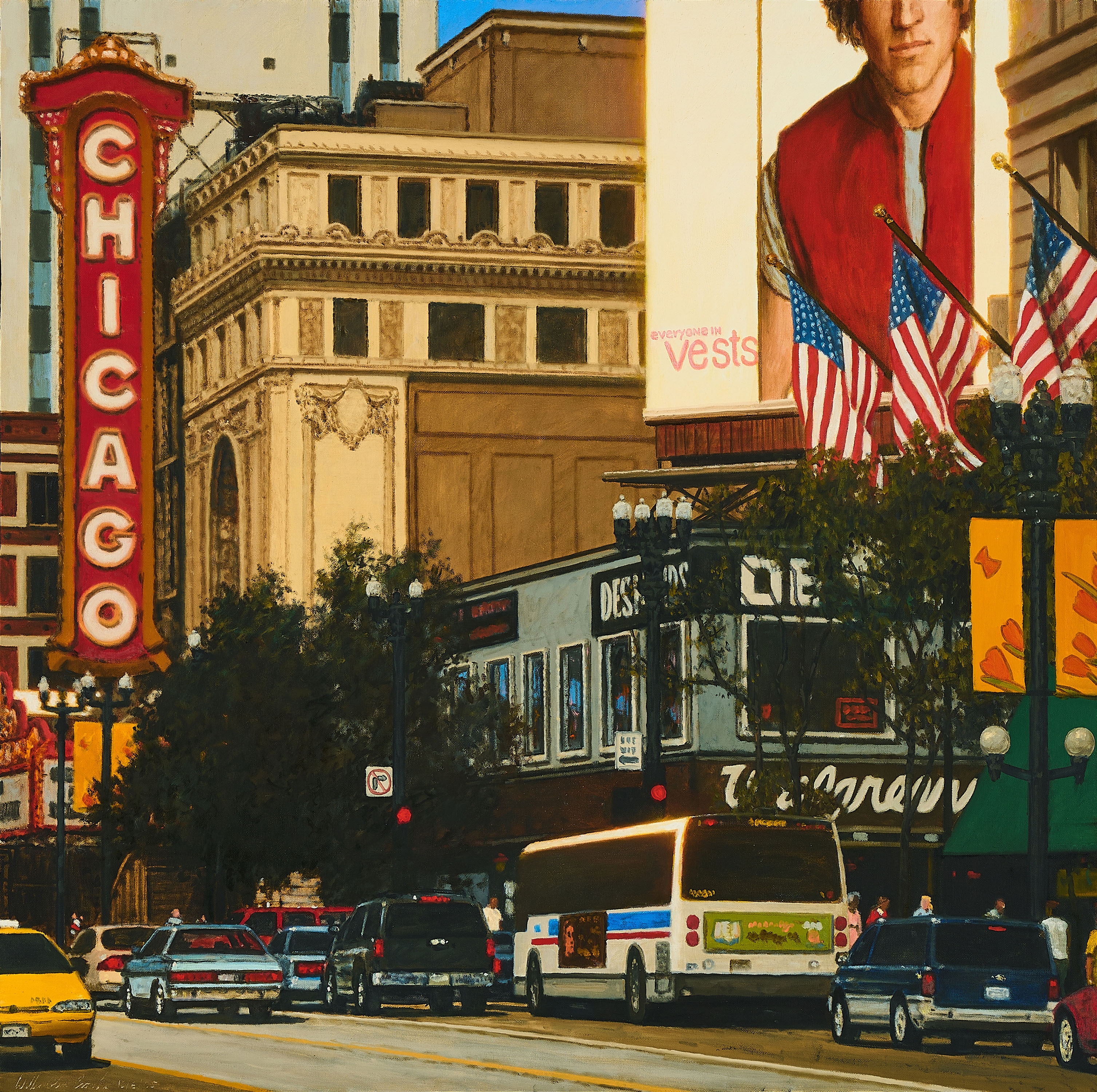 William Glen Crooks | A Downtown Street (2005) | MutualArt