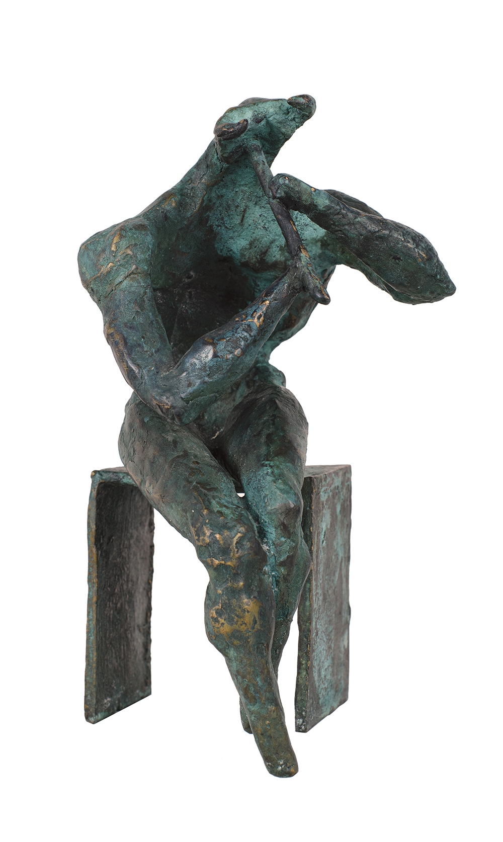 Bahman Mohasses | Seated Faun (1978) | MutualArt