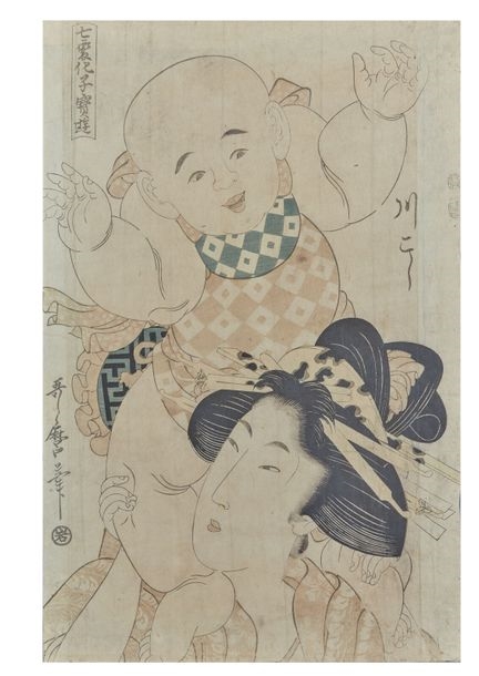 Kitagawa Utamaro II | Oban tate-e from the series | MutualArt