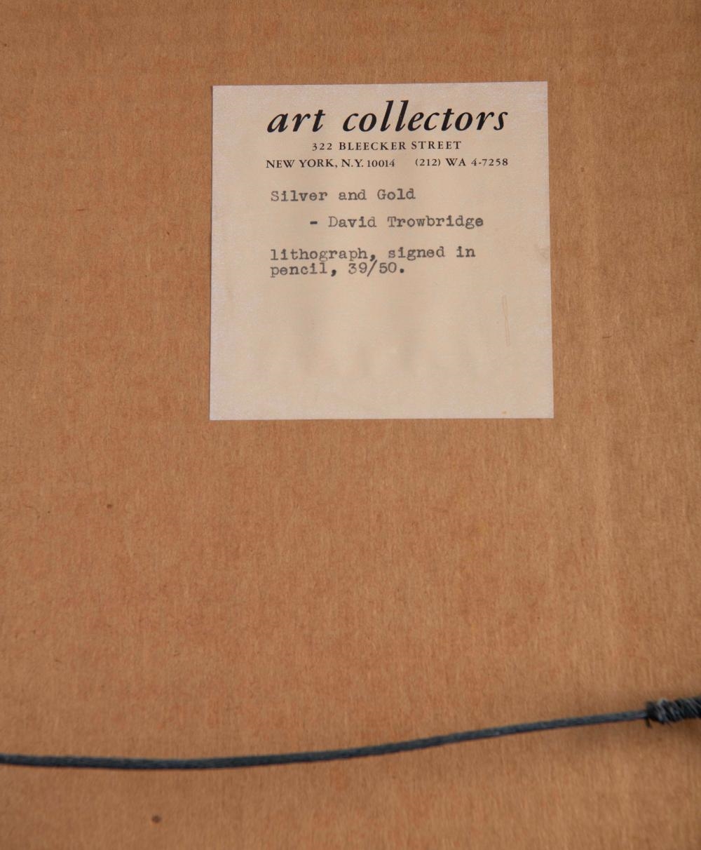 David Trowbridge | Silver and Gold' Lithograph by David Trowbridge ...