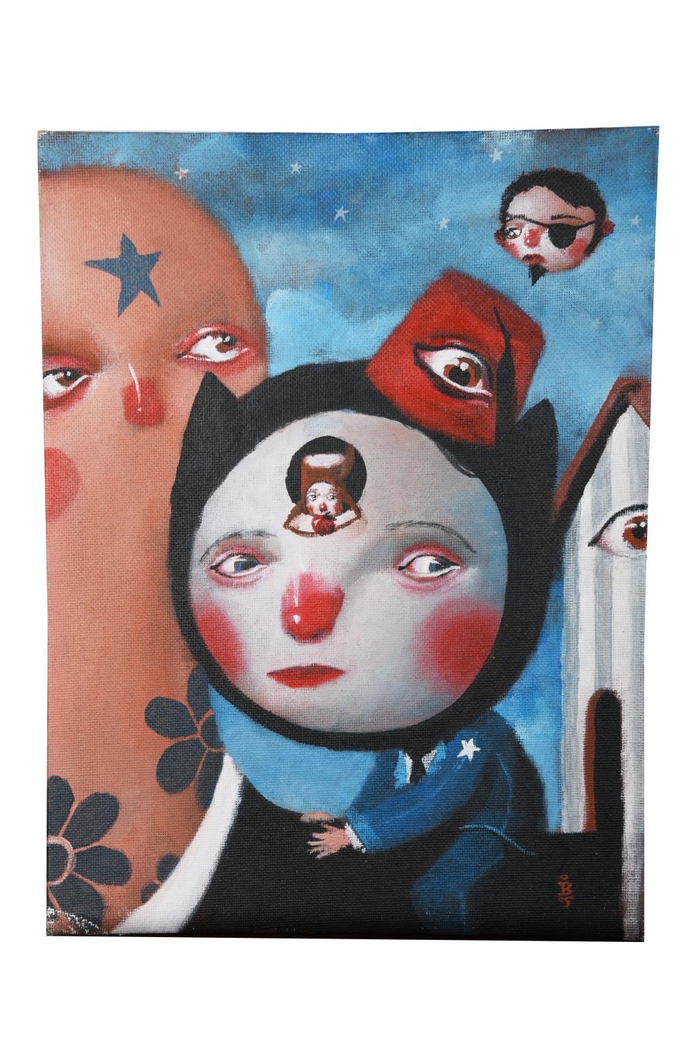Mark Brown | Mark Brown Surrealist Acrylic on Board | MutualArt