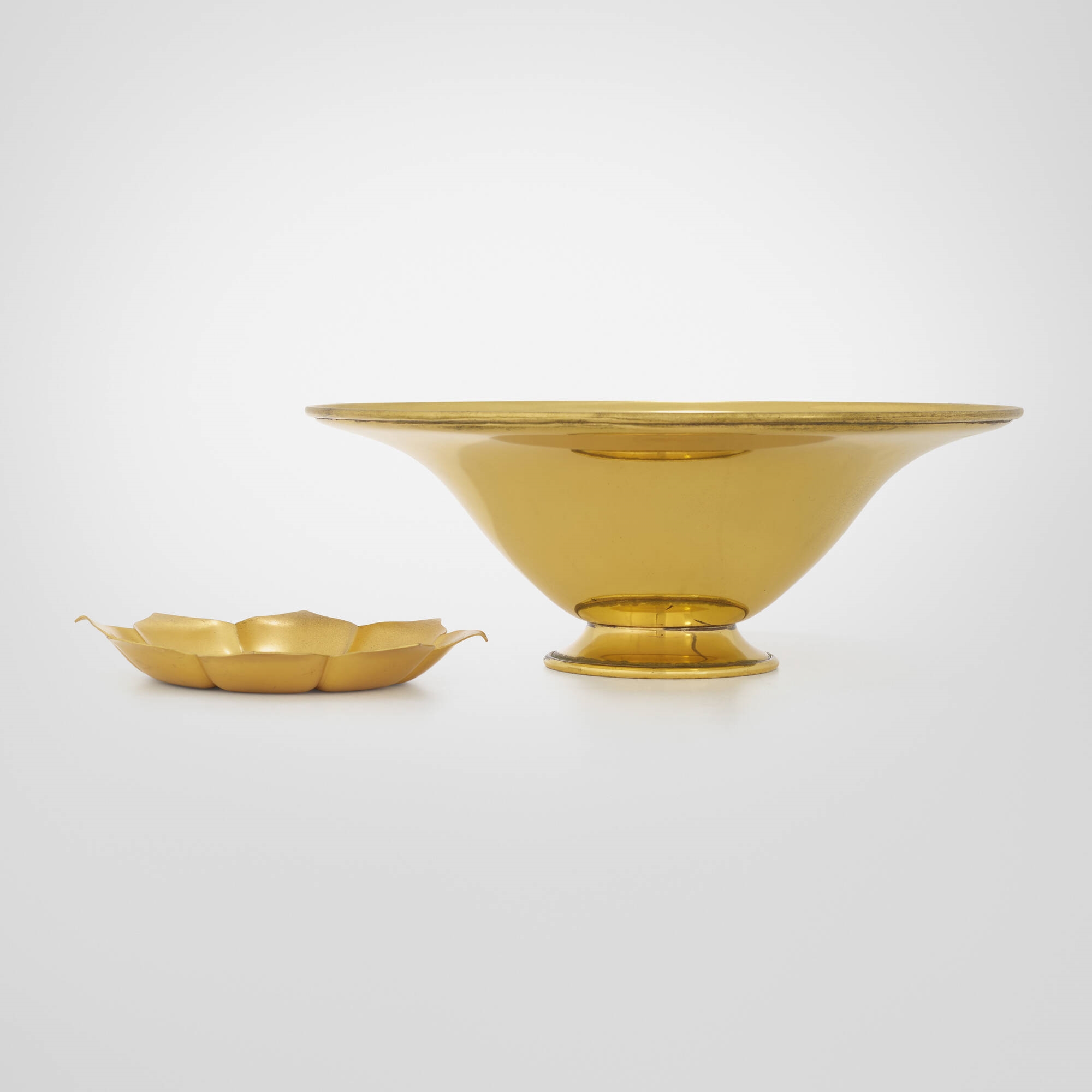 Marie Zimmermann | Round centerpiece bowl and Lotus dish (Circa 1925 ...