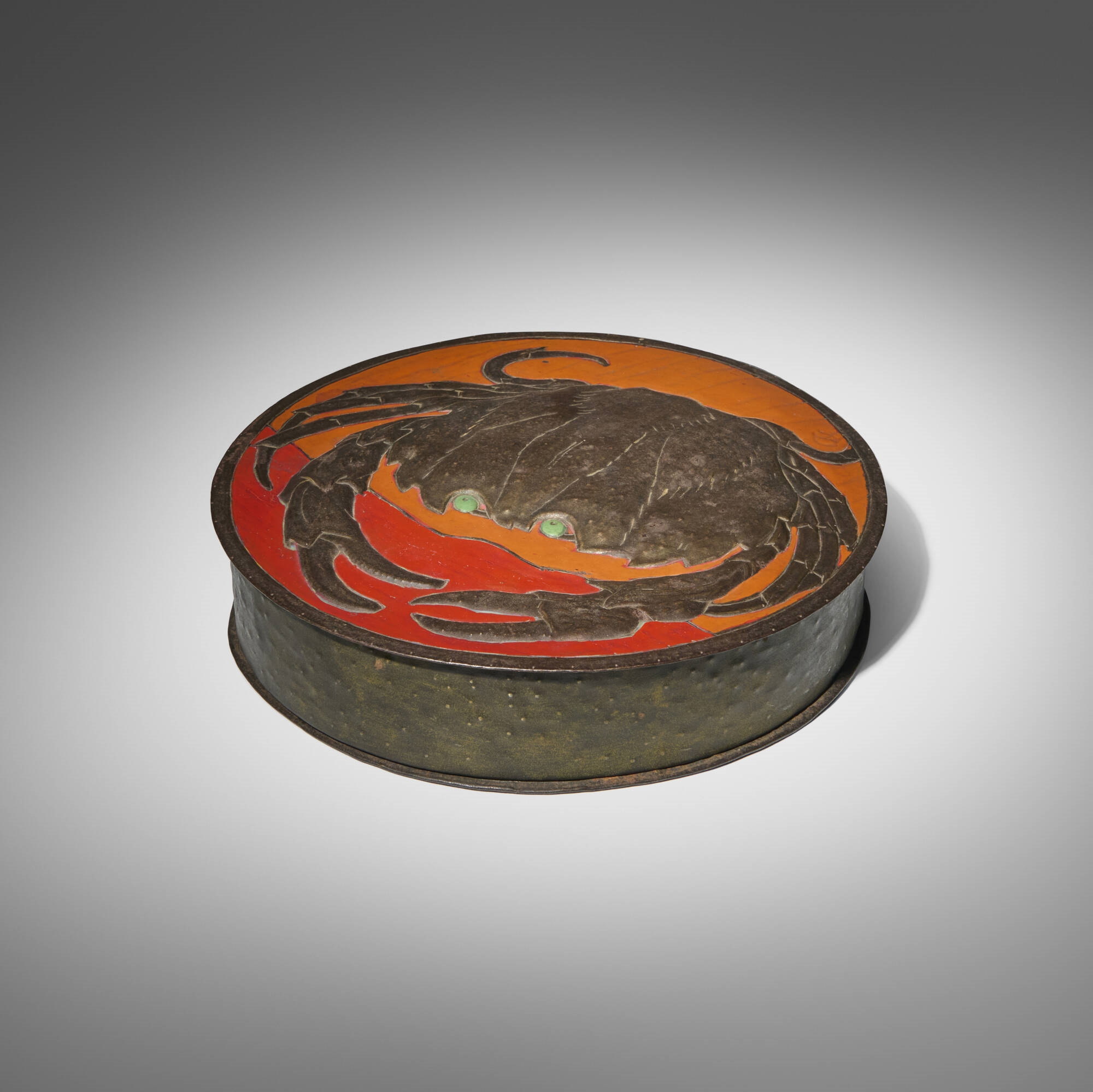 Alfred-Louis-Achille Daguet | Large repoussé box with crab (Circa 1900 ...