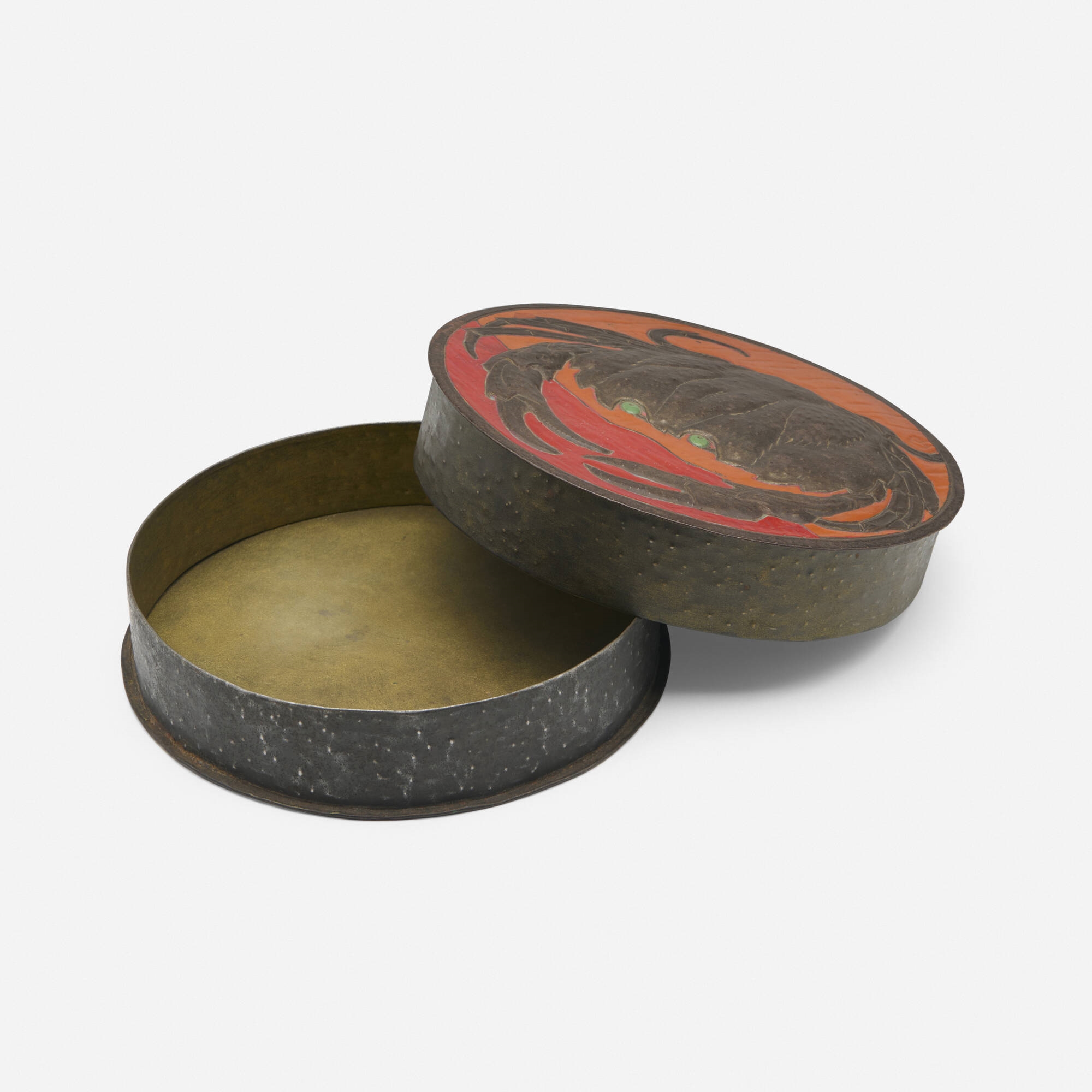 Alfred-Louis-Achille Daguet | Large repoussé box with crab (Circa 1900 ...