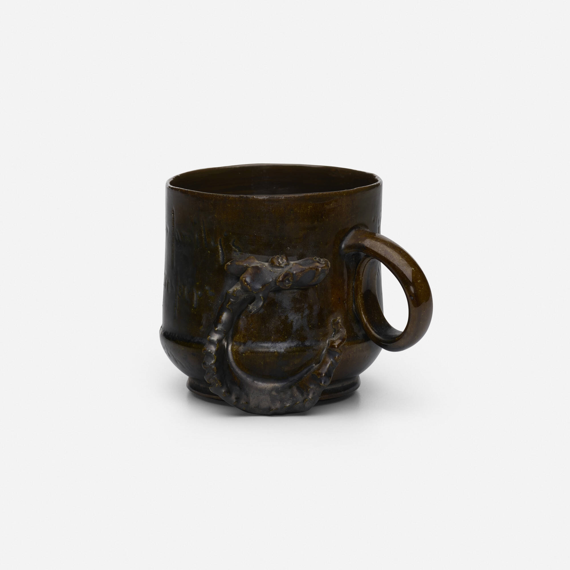 George Ohr | Rare Jefferson dragon mug (1896) | MutualArt