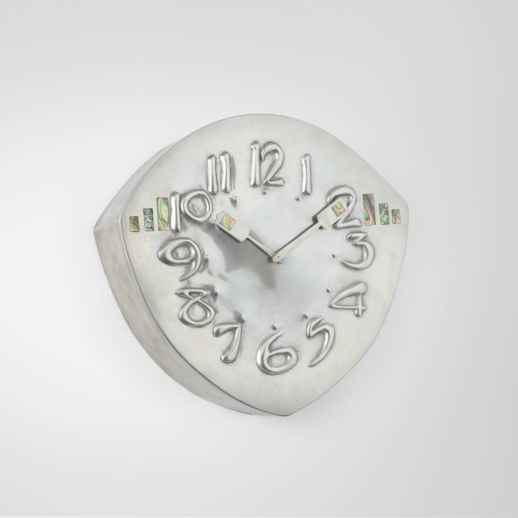 Archibald Knox | Rare Tudric wall clock, model 094 (1902 - 1905 ...