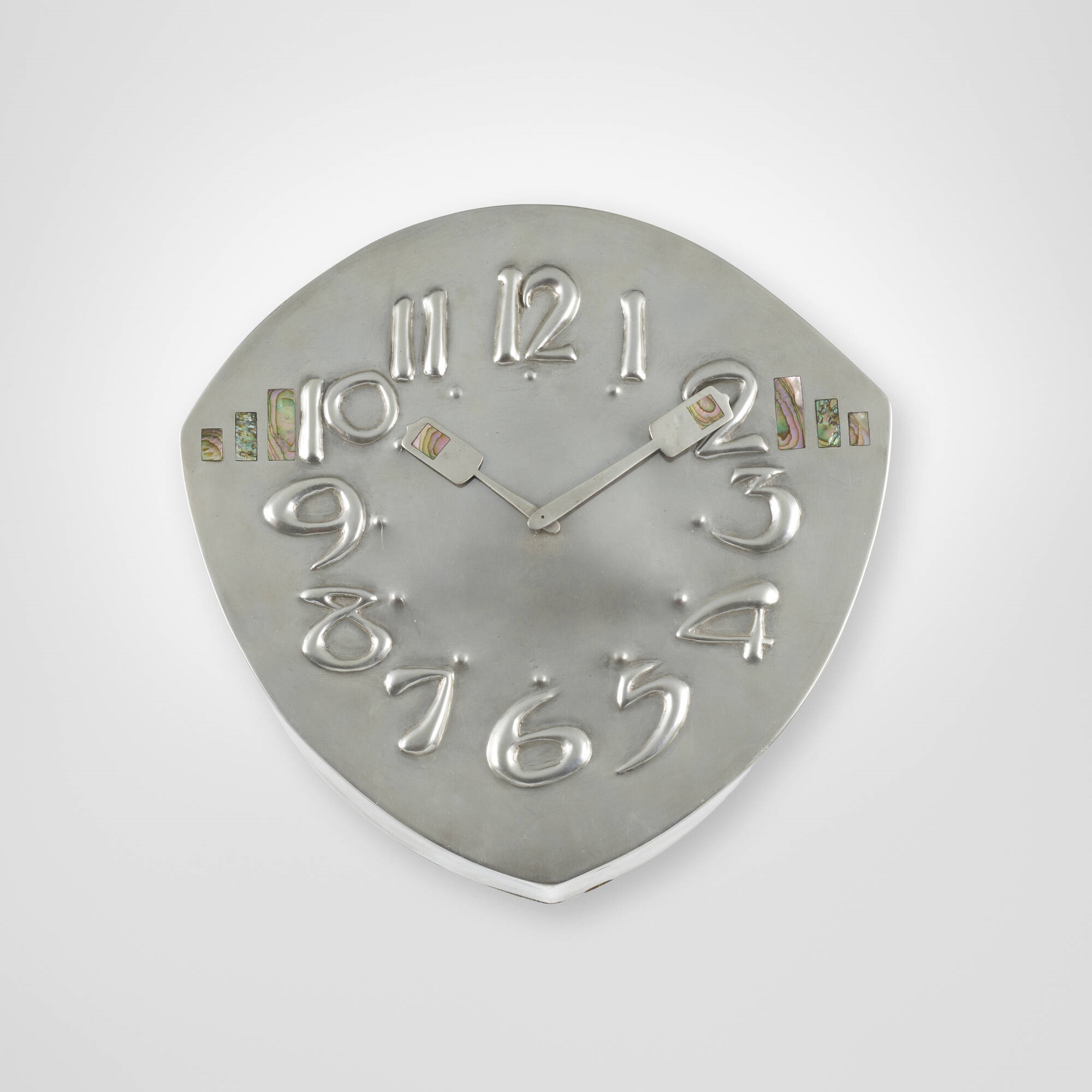 Archibald Knox | Rare Tudric wall clock, model 094 (1902 - 1905 ...