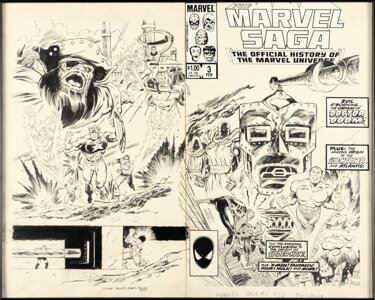 Ron Frenz | The Marvel Saga the Official History of the Marvel Universe ...