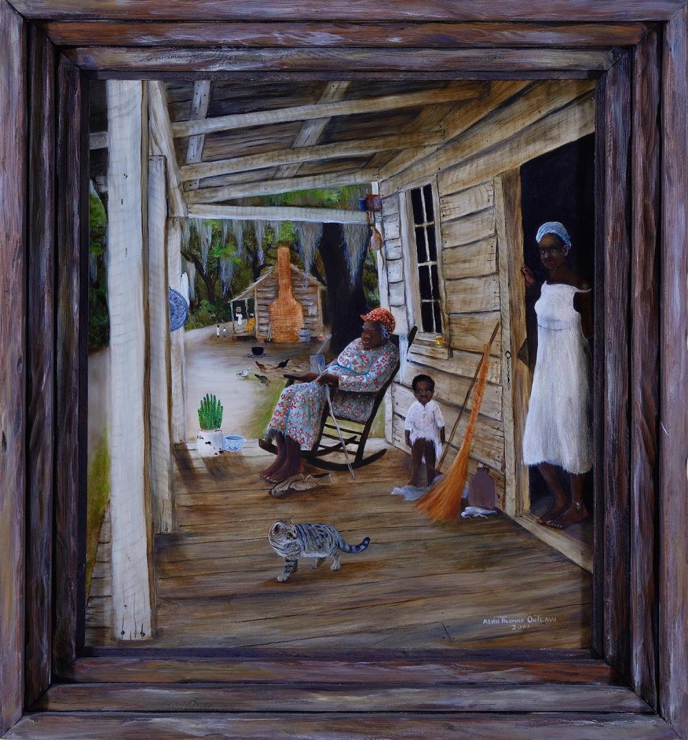 Alvin Thomas Outlaw | LOWCOUNTRY PORCH SCENE, 2001 (2001) | MutualArt