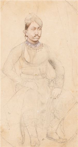 Indian School, 18th Century | An Indian School Drawing of a Prince 18th ...