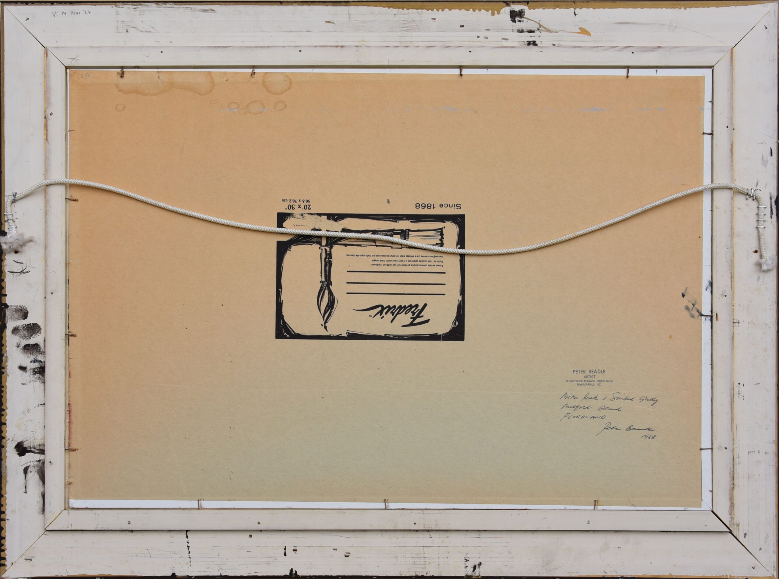 Peter Beadle | Mitre Peak and Sinbad Gully (1988) | MutualArt