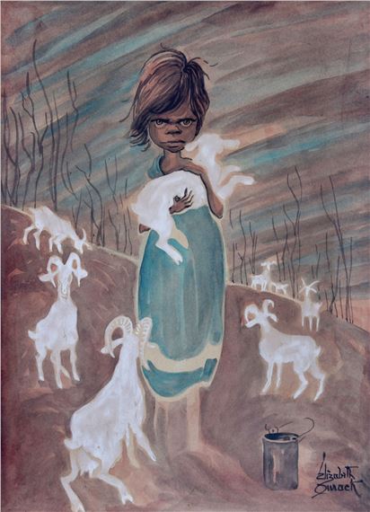 Elizabeth Durack | Aboriginal Mother Nursing Child | MutualArt