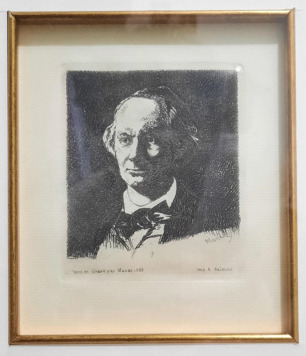Édouard Manet | Portraits gravés de Charles Baudelaire (1862) | MutualArt