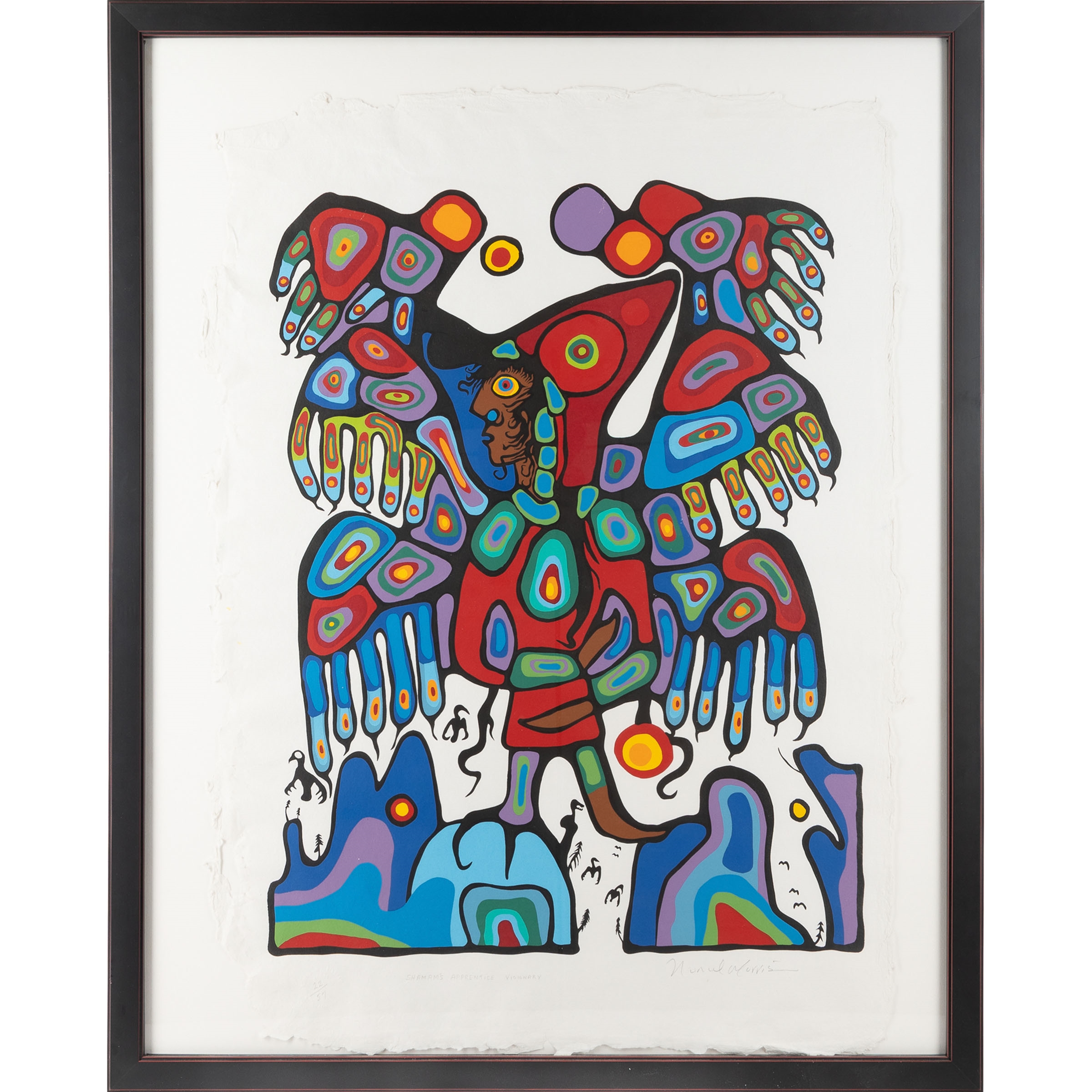Norval Morrisseau | SHAMAN'S APPRENTICE VISIONARY | MutualArt