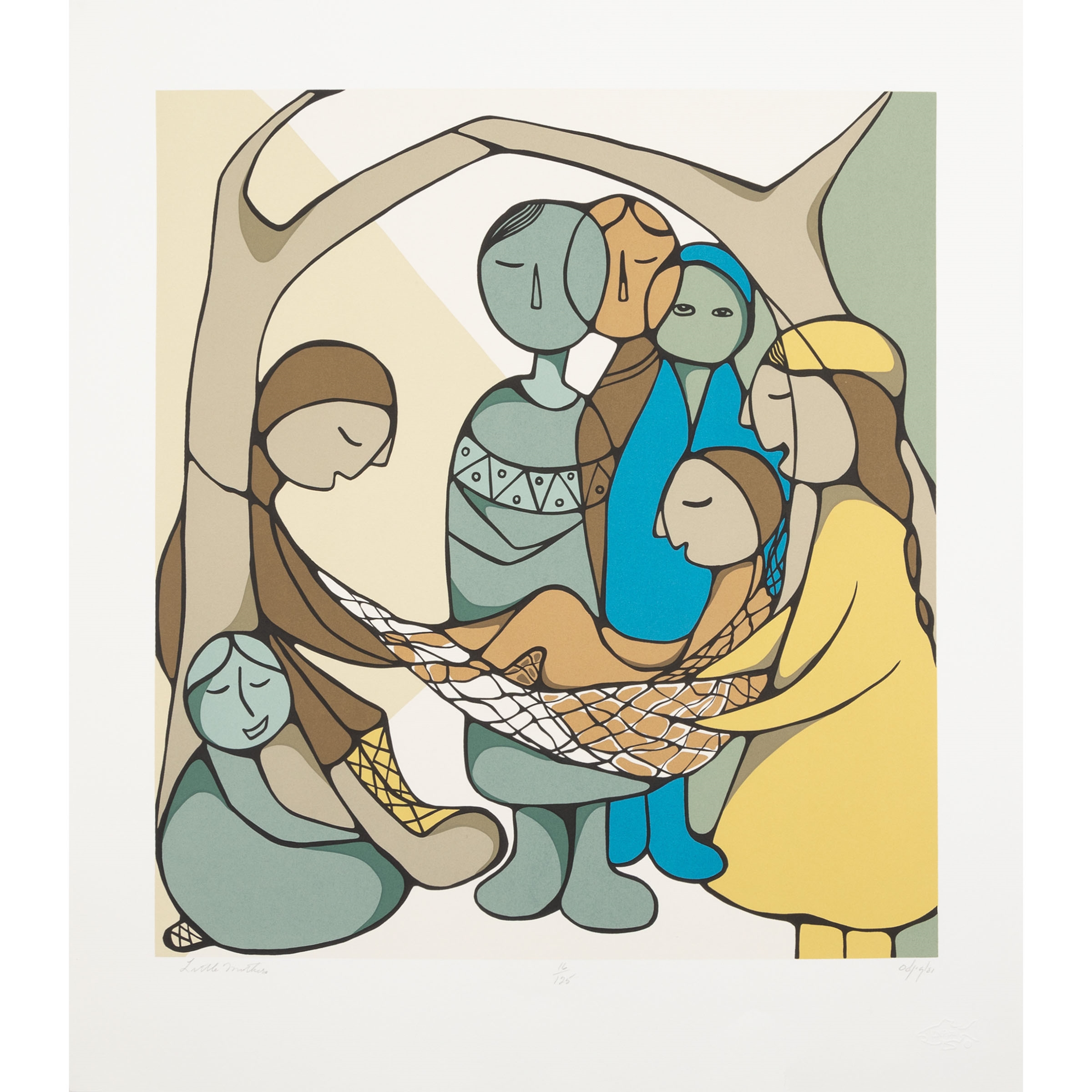 Daphne Odjig | LITTLE MOTHERS, 1981 (1981) | MutualArt