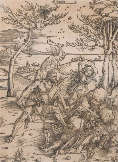 Albrecht Dürer | The Battle of Hercules and Cacus | MutualArt