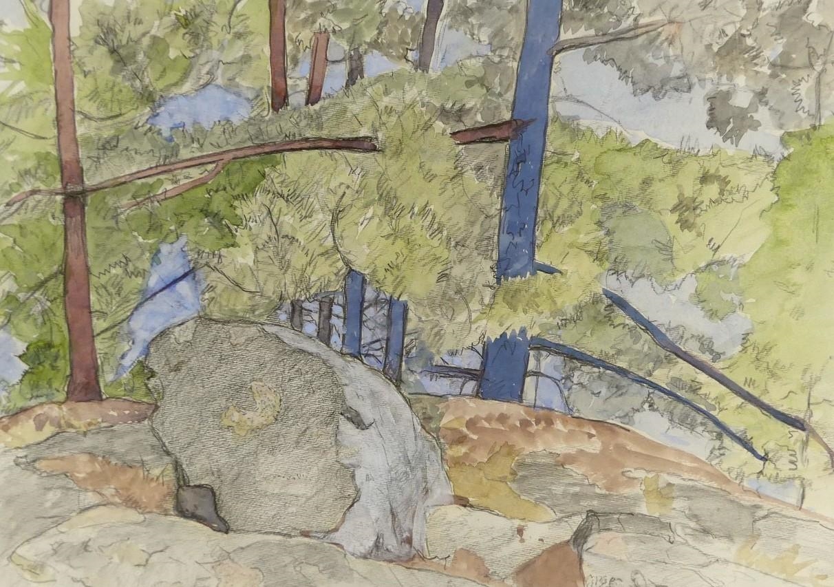 Isabel Cleland Rowe | Rocky Shore, Georgian Bay | MutualArt