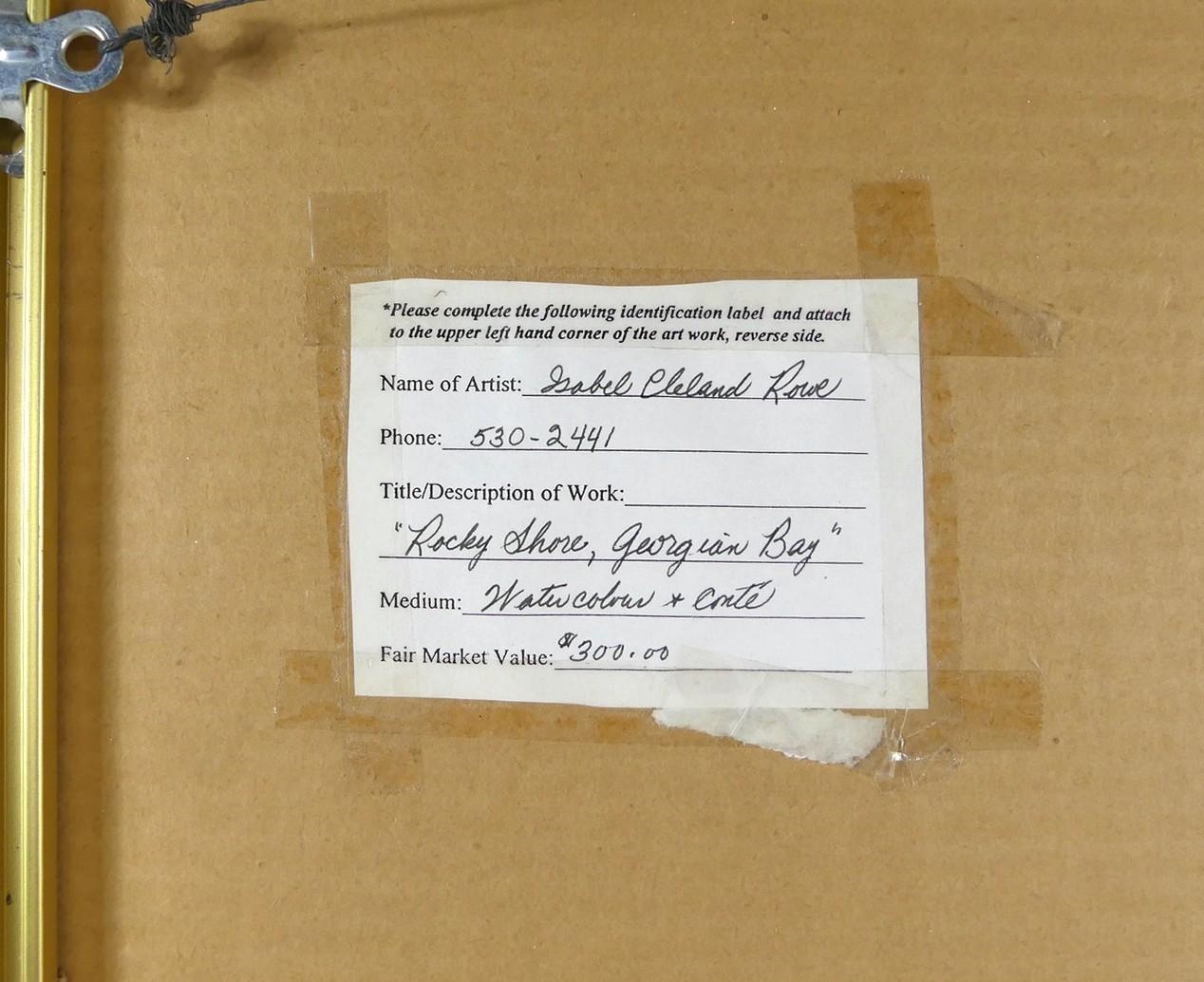 Isabel Cleland Rowe | Rocky Shore, Georgian Bay | MutualArt