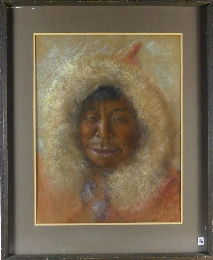 Jeanette Helen Twist | Untitled: Portrait of an Inuit Man | MutualArt