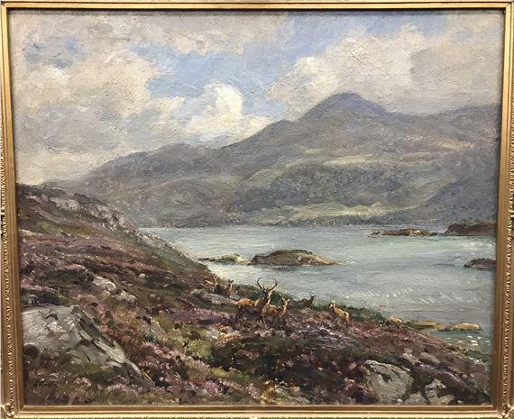 Herbert Royle | Deer in Kyle of Lochalsh | MutualArt