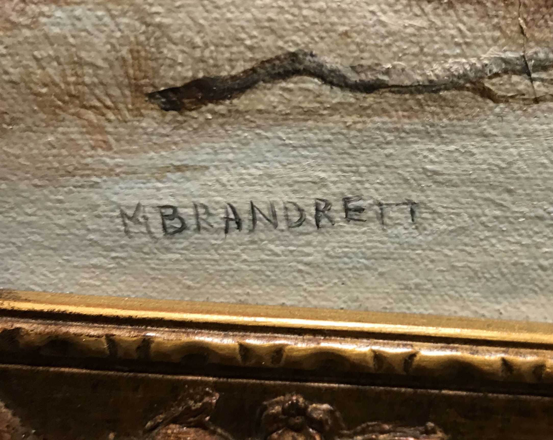 Max Brandrett | Winter scene with figures | MutualArt