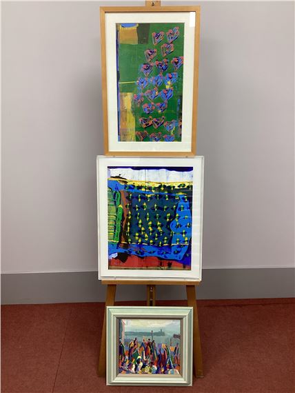 David Allison | People at the Beach Watching Passing Figures (2000 ...