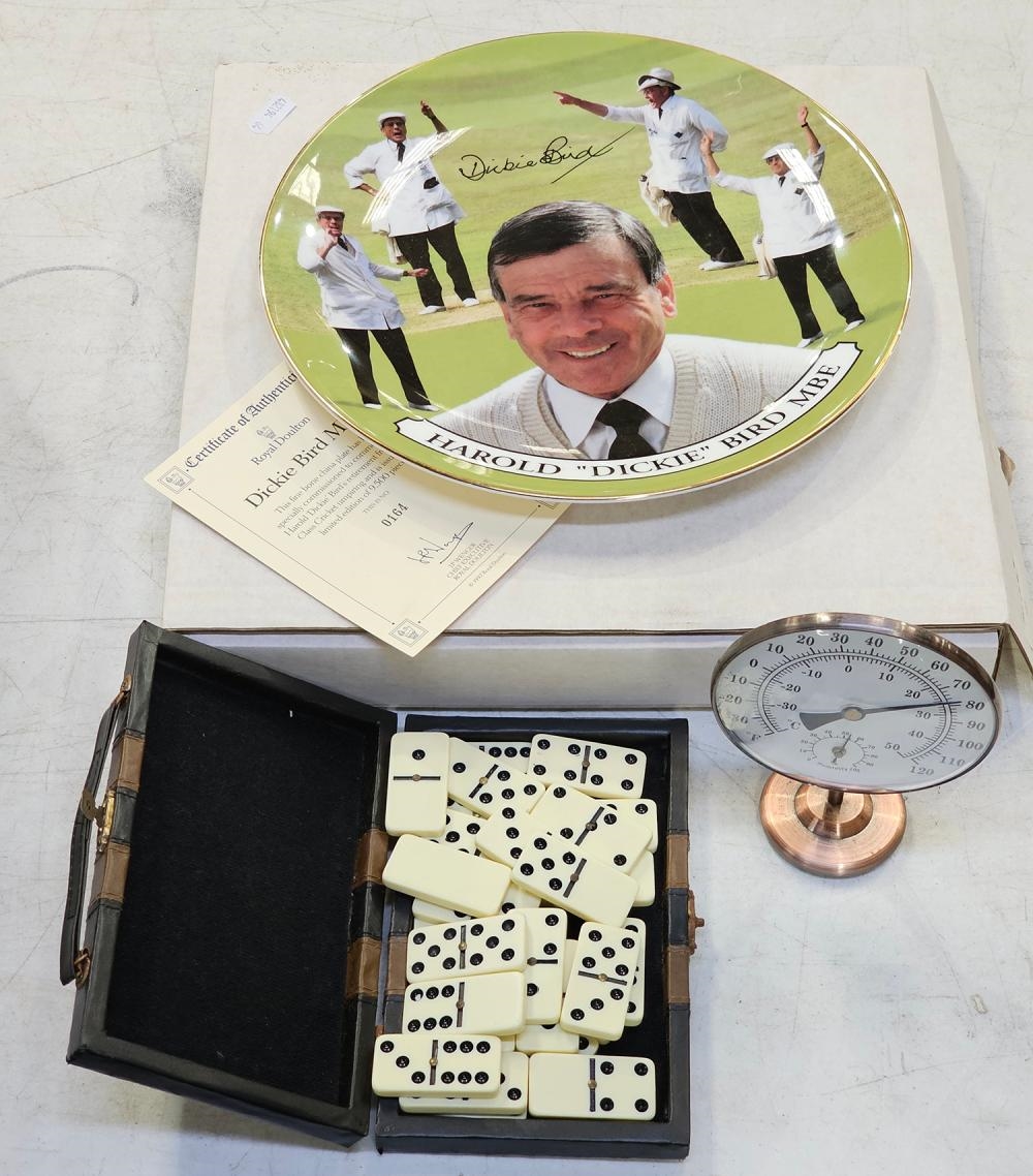 Royal Doulton | A Royal Doulton Dickie Bird commemorative plate ...