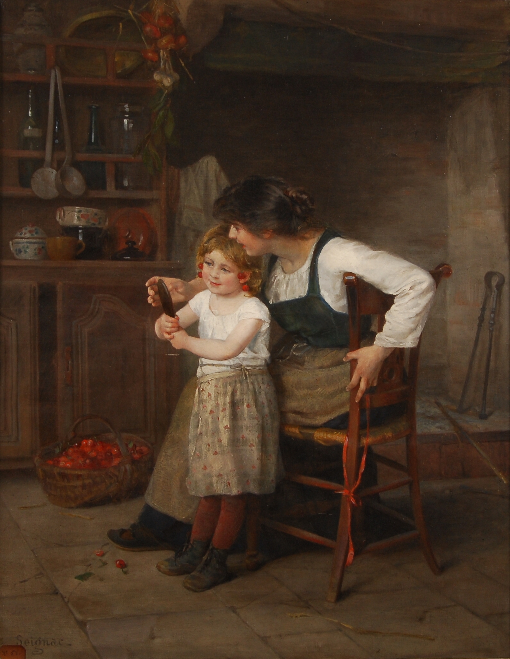 Paul Seignac | Le panier de cerises | MutualArt