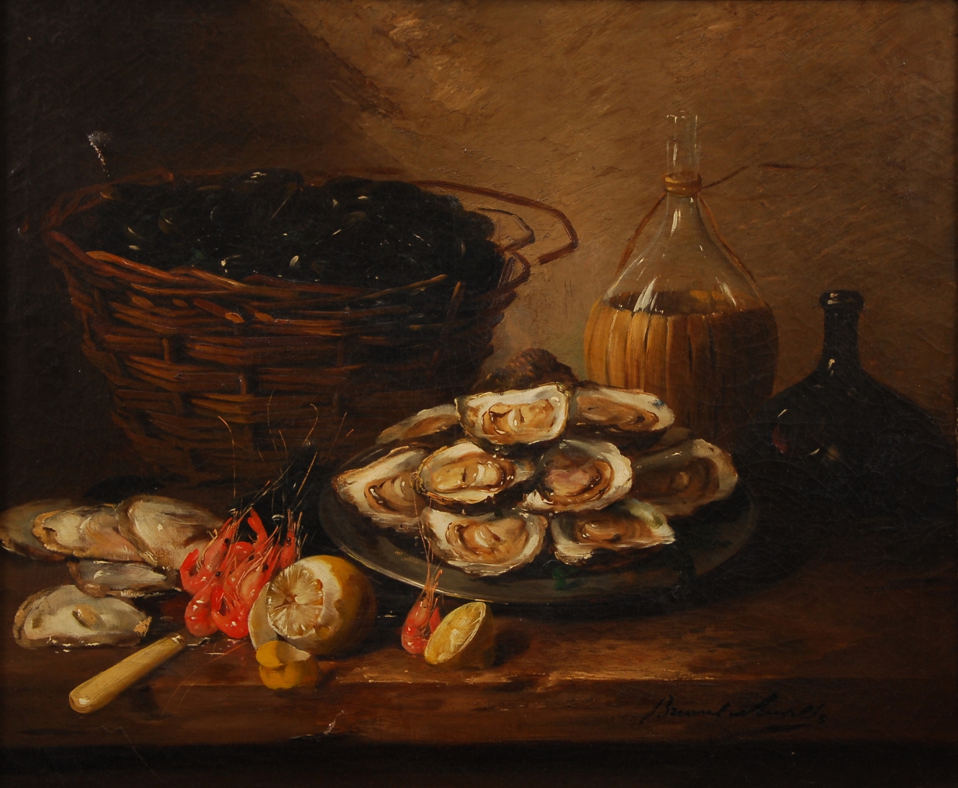 Alfred Brunel de Neuville | Kittens with saucer of milk | MutualArt