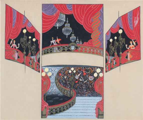 Erté | Le bal de l´Opéra | MutualArt