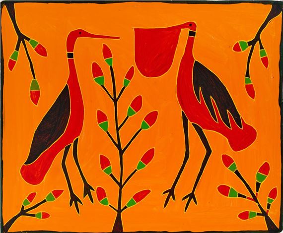 Amy Johnson | Standing Birds | MutualArt