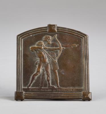 Henri Dropsy | Henry Dropsy, a brass plaque: Education D'Hercule ...