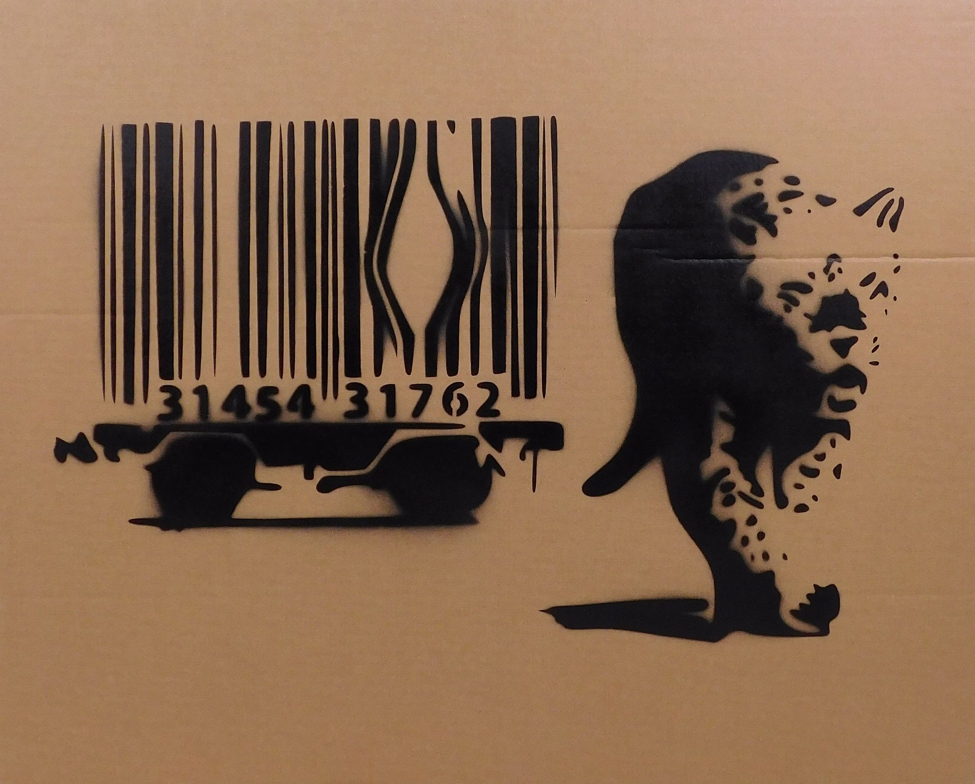 British School | Street Art: Barcode | MutualArt