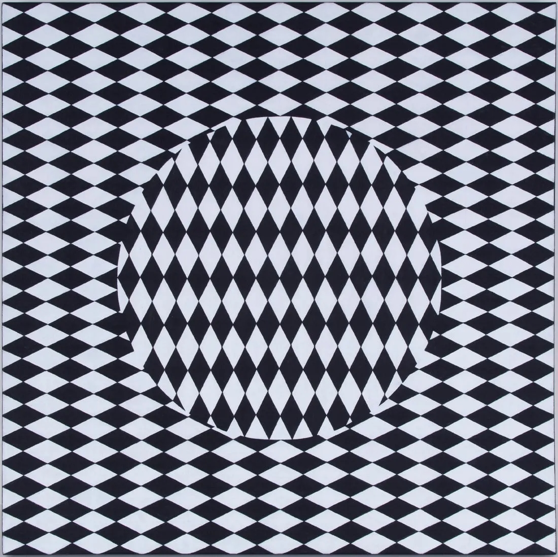 Tim Ray Fisher | DIAMOND SHAPES IN CIRCLE AND RECTANGLE | MutualArt