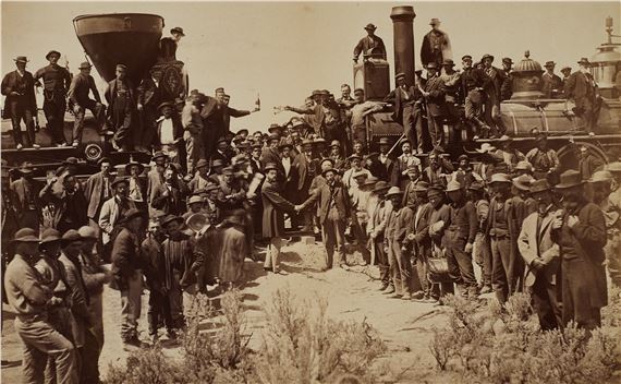 Andrew Joseph Russell | Golden Spike Ceremony, Promontory Point, Utah ...