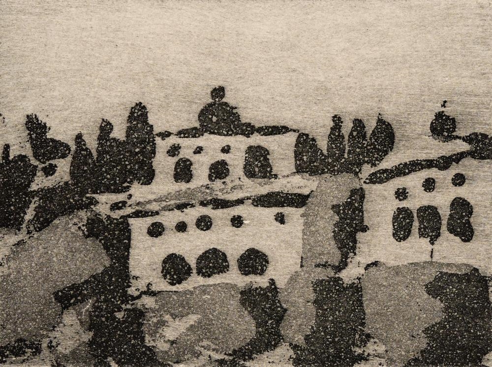 Lloyd Rees | Memories of Europe: Spanish Village, 1976 (1894 - 1988 ...