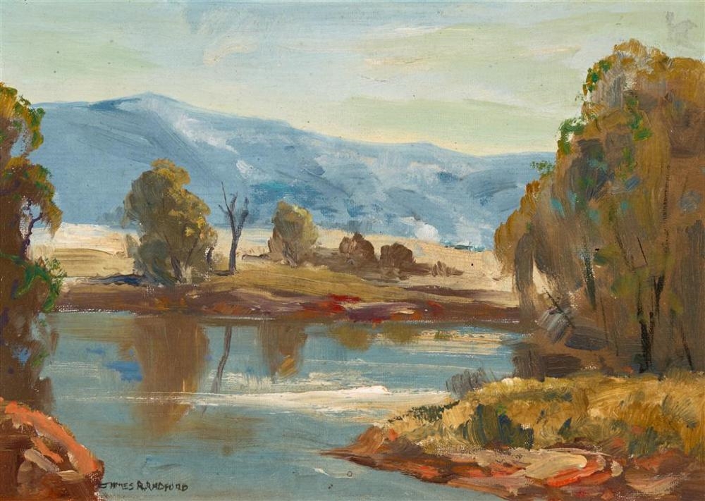 James Radford | JAMES RADFORD Outside Coobah, NSW oil on canvas board ...