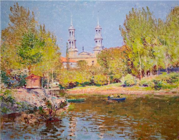 Robert Pilot | Early Spring : St-Eustache - 1950 (1950) | MutualArt