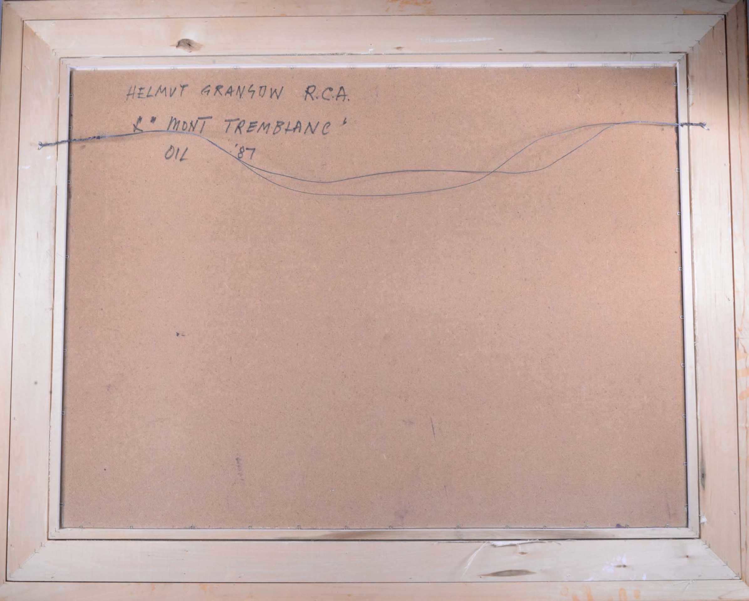 Helmut Gransow | L'Mont Tremblanc (sic) - 1987 (1987) | MutualArt