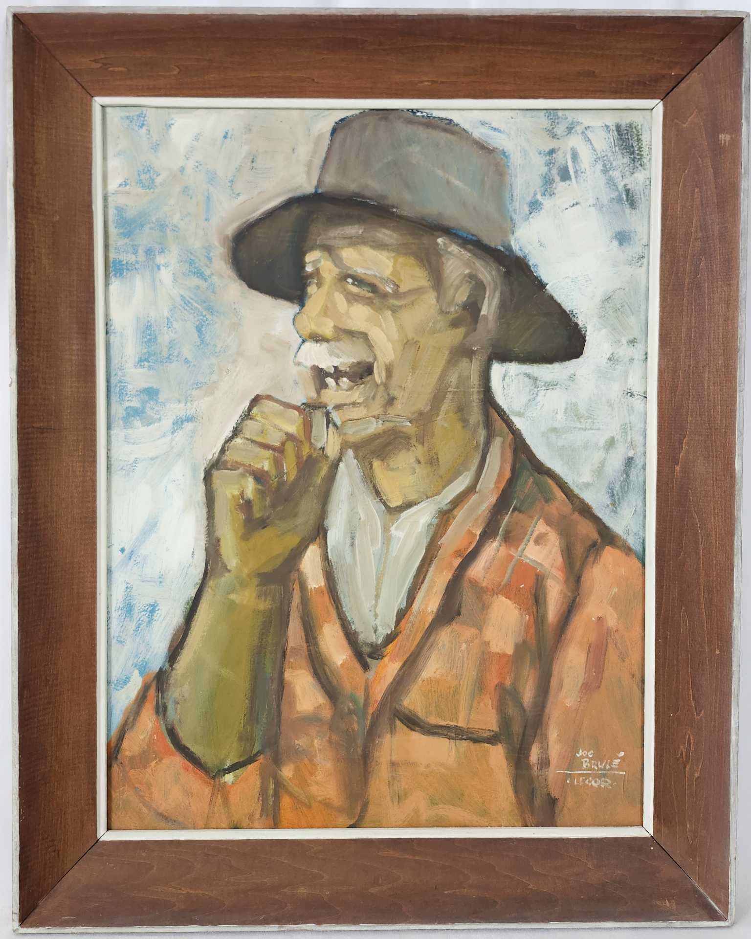 Paul Lecor | Portrait d'un vieillard au chapeau | MutualArt