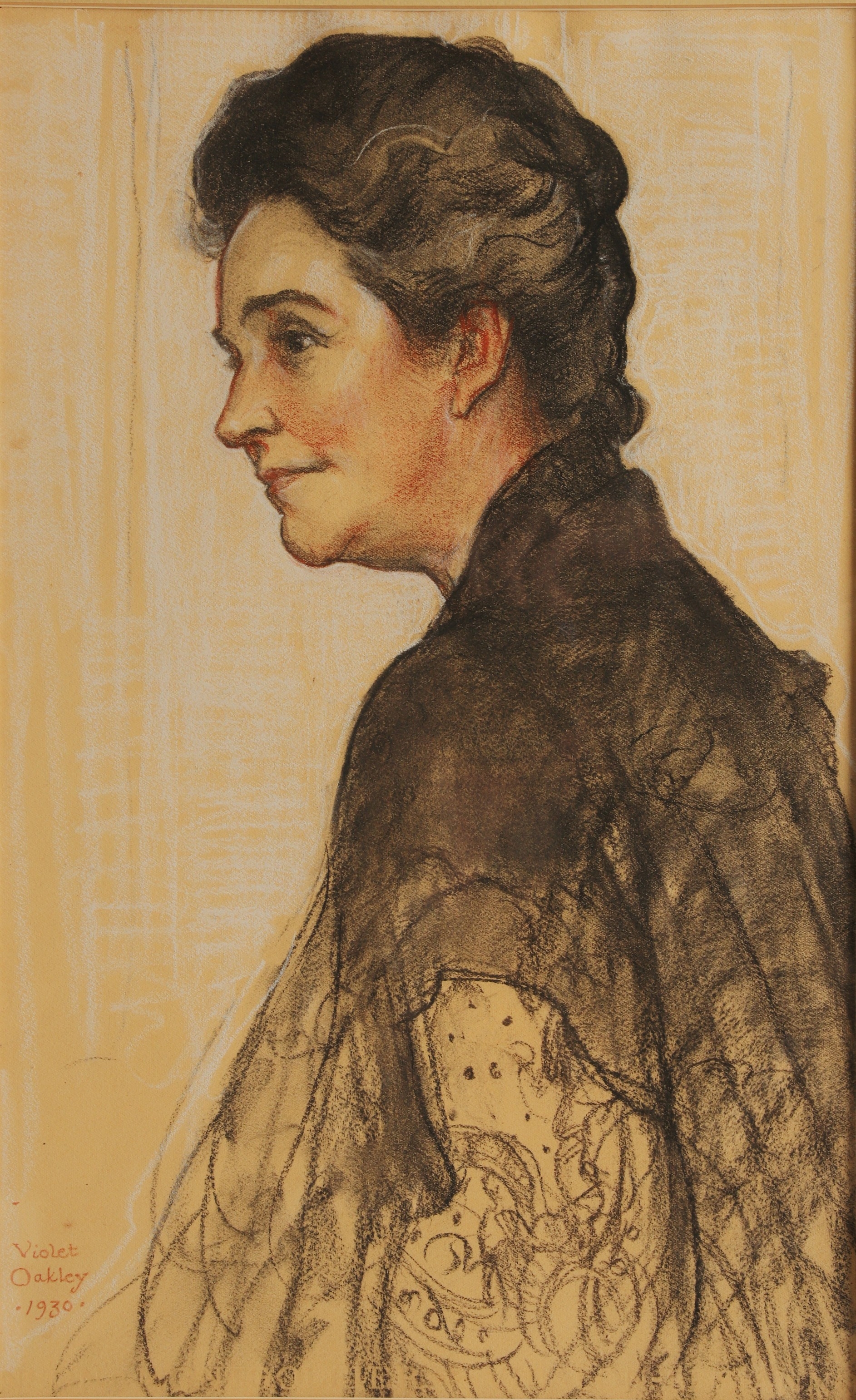 Violet Oakley | Violet Oakley Portrait of Mrs. Ranlet (1930) | MutualArt