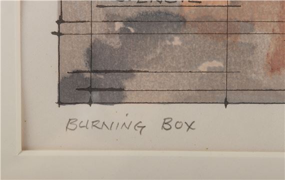 Robert Cumming | Burning Box (1989) | MutualArt