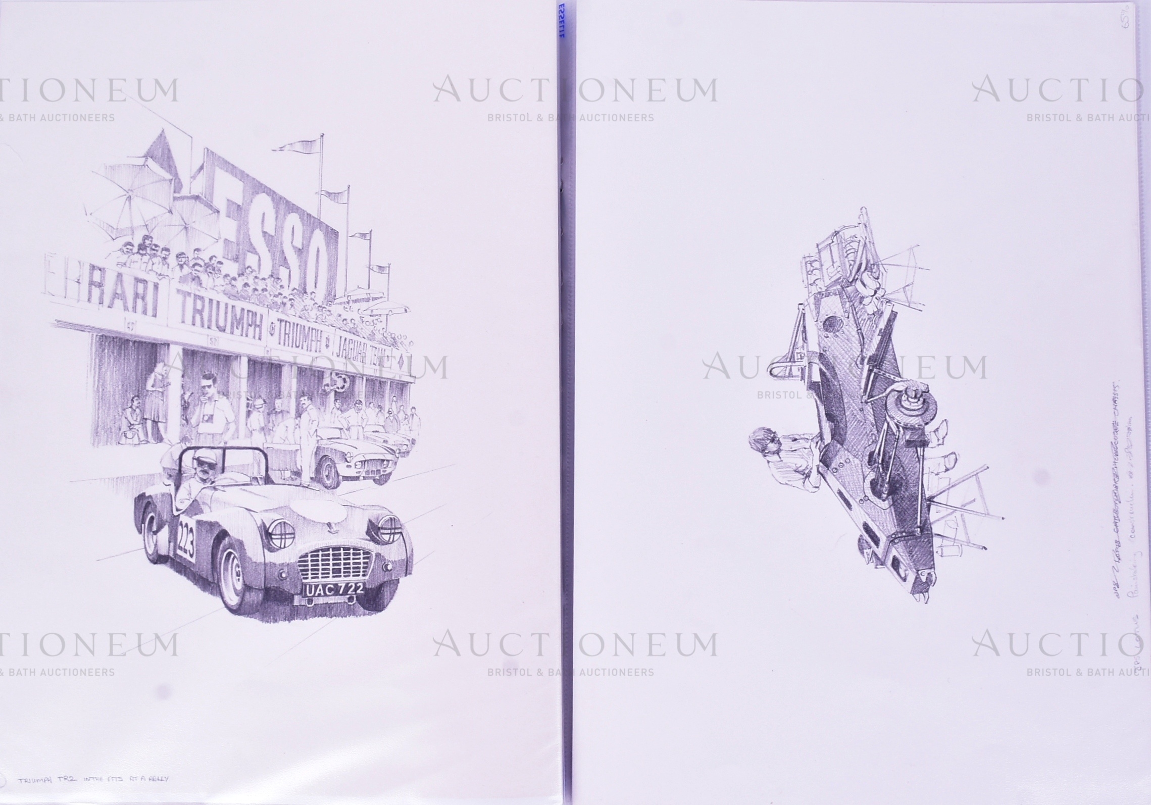 Eric Bottomley | ERIC BOTTOMLEY G.R.A - PENCIL SKETCHES (1964) | MutualArt