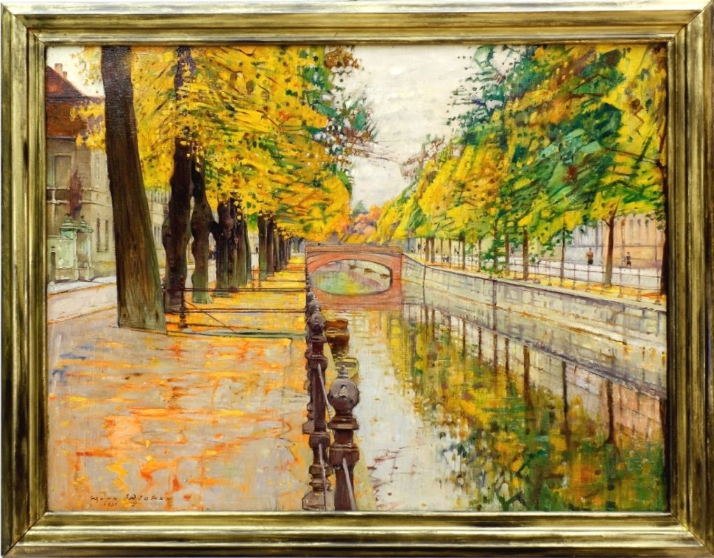Hans Klohss | Am alten Kanal in Potsdam im Herbst (1931) | MutualArt