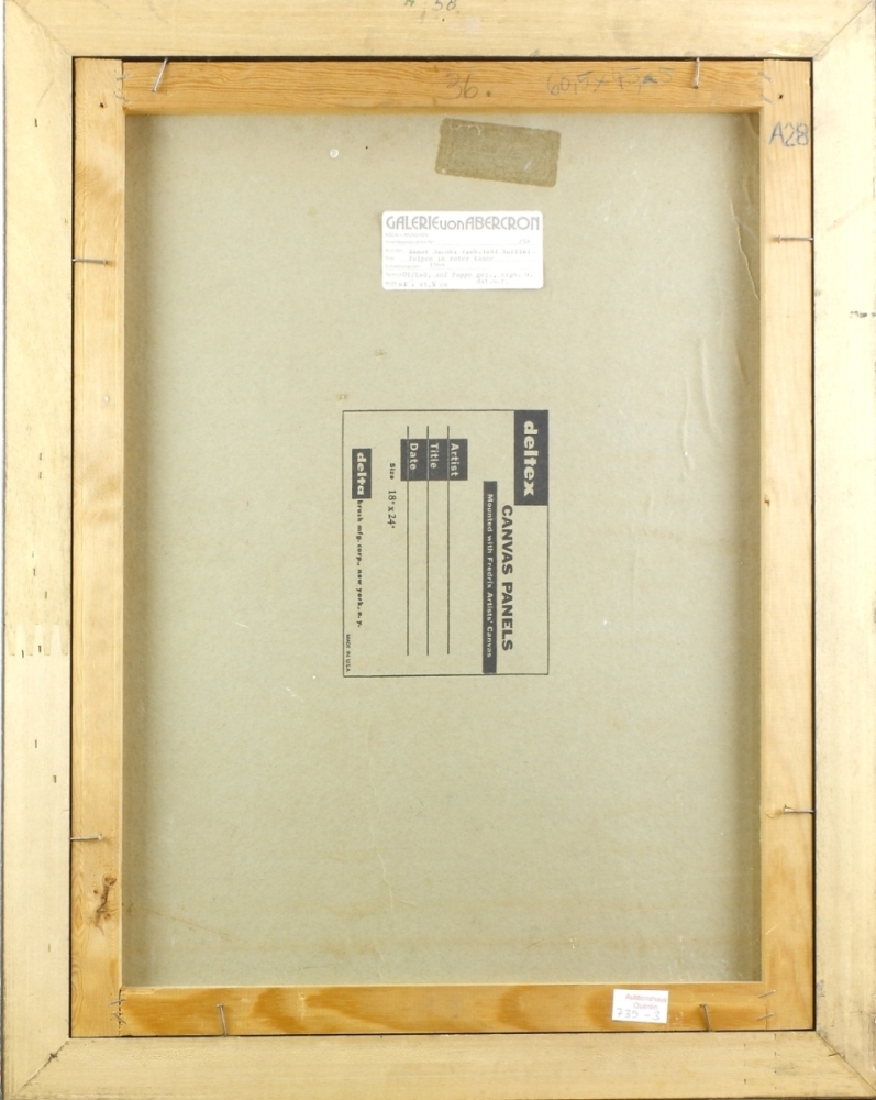Annot Jacobi | Tulpen in roter Kanne (1966) | MutualArt