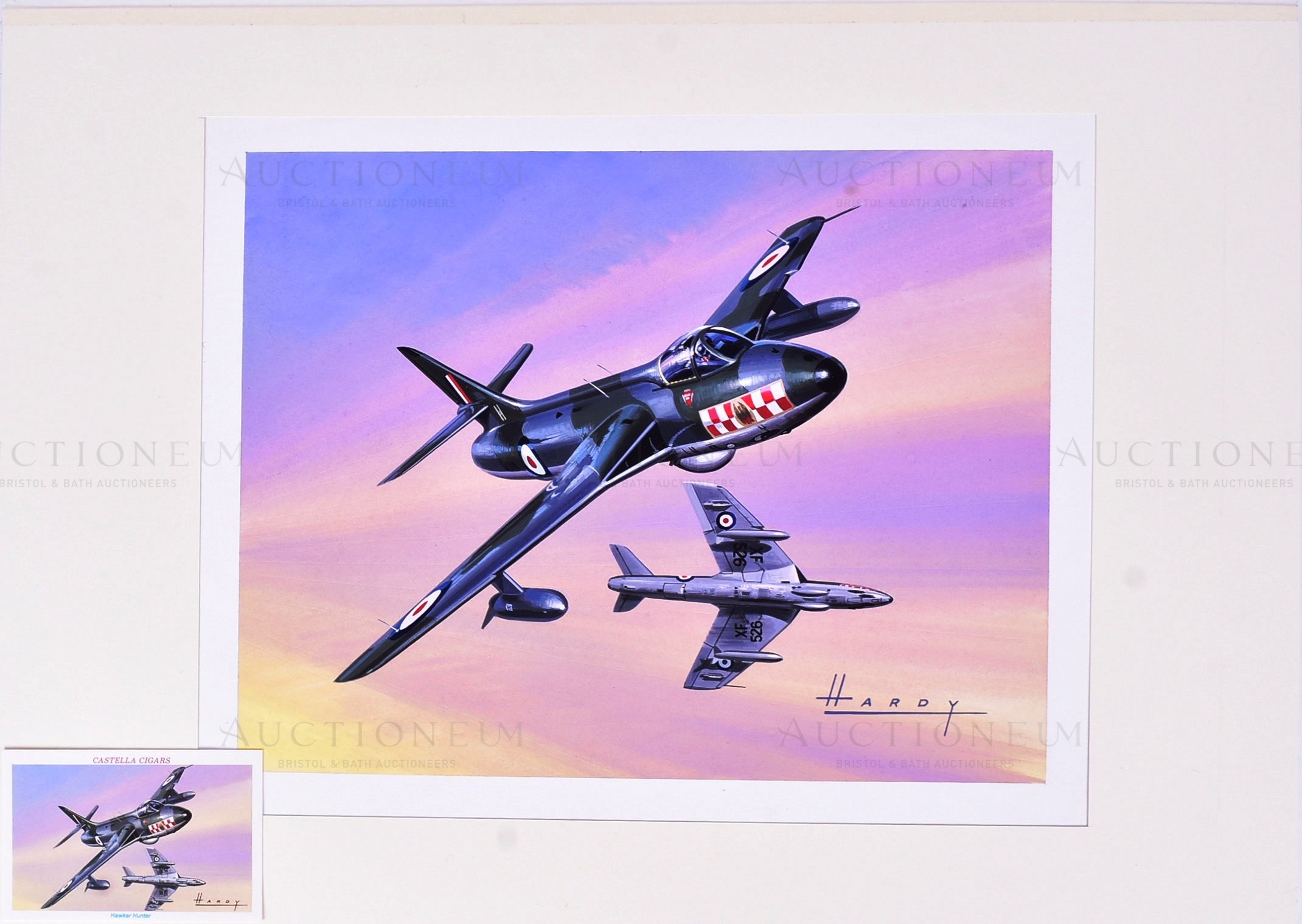 Wilfred Hardy | WILFRED HARDY - CASTELLA CIGARS - ORIGINAL ARTWORK ...