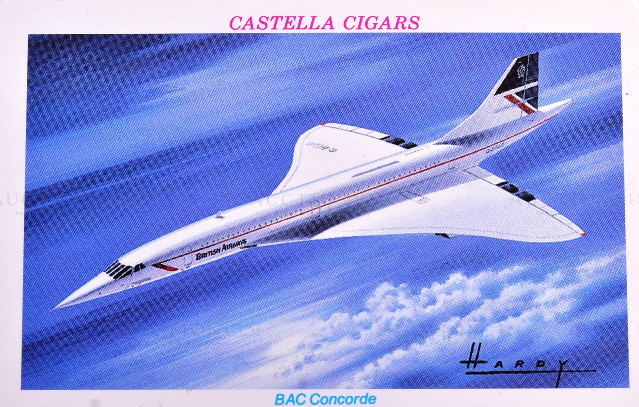 Wilfred Hardy | WILFRED HARDY - CASTELLA CIGARS - ORIGINAL ARTWORK ...
