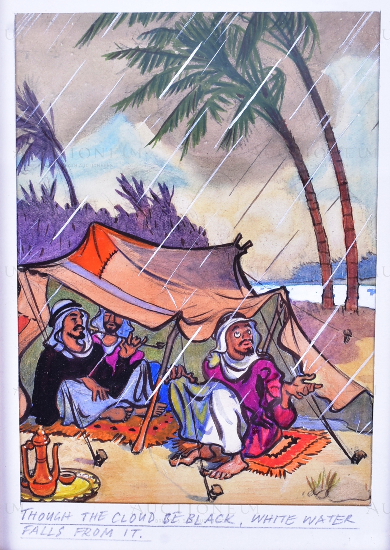 Louis Ward | LOUIS WARD (1913 - 2005) - ASIAN PROVERBS - ORIGINAL ...