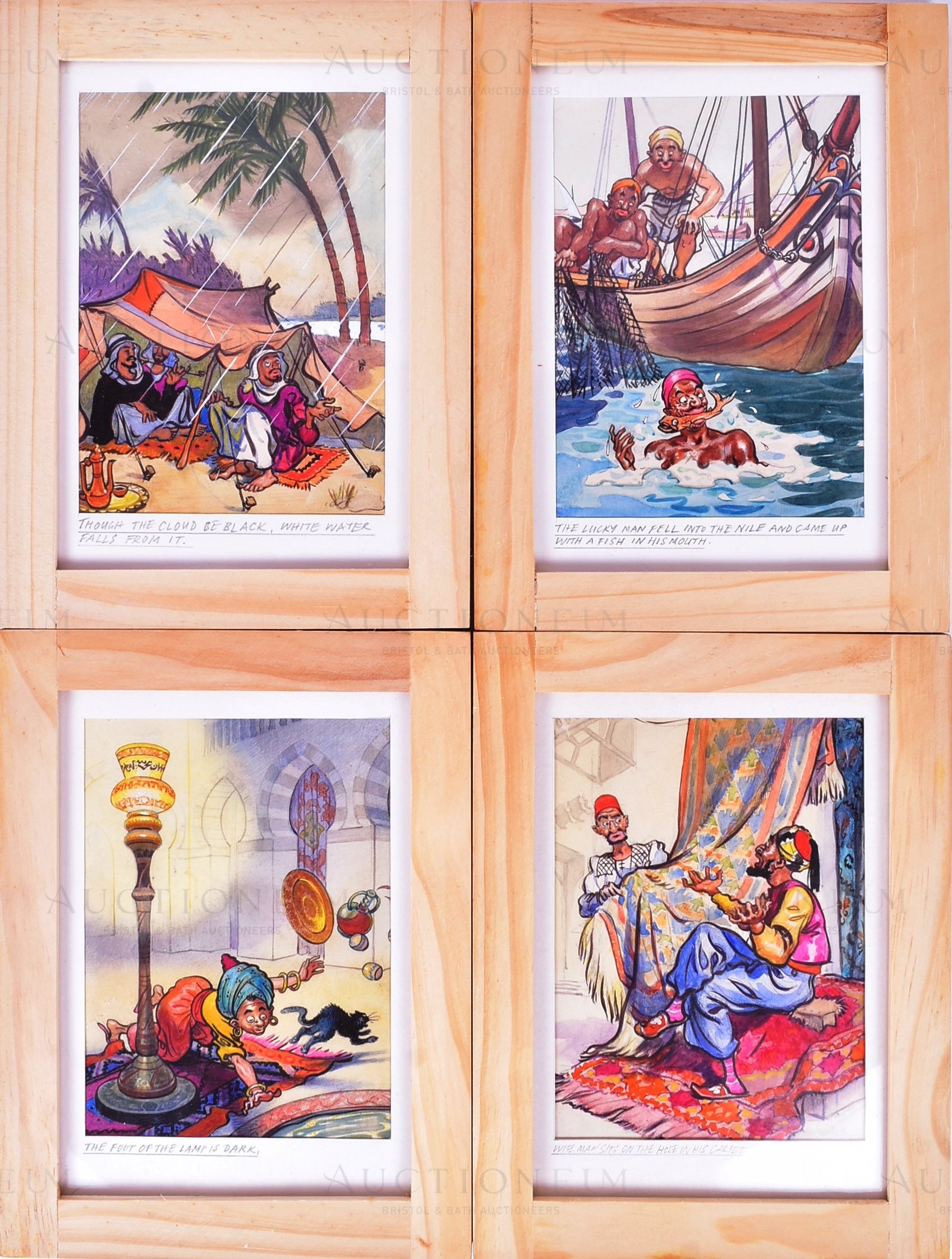 Louis Ward | LOUIS WARD (1913 - 2005) - ASIAN PROVERBS - ORIGINAL ...